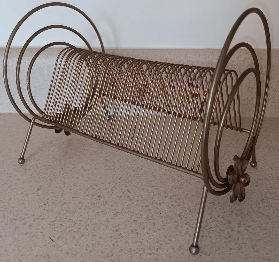 Vintage Record Holder for Records Holder for Vintage Record Rack for ...