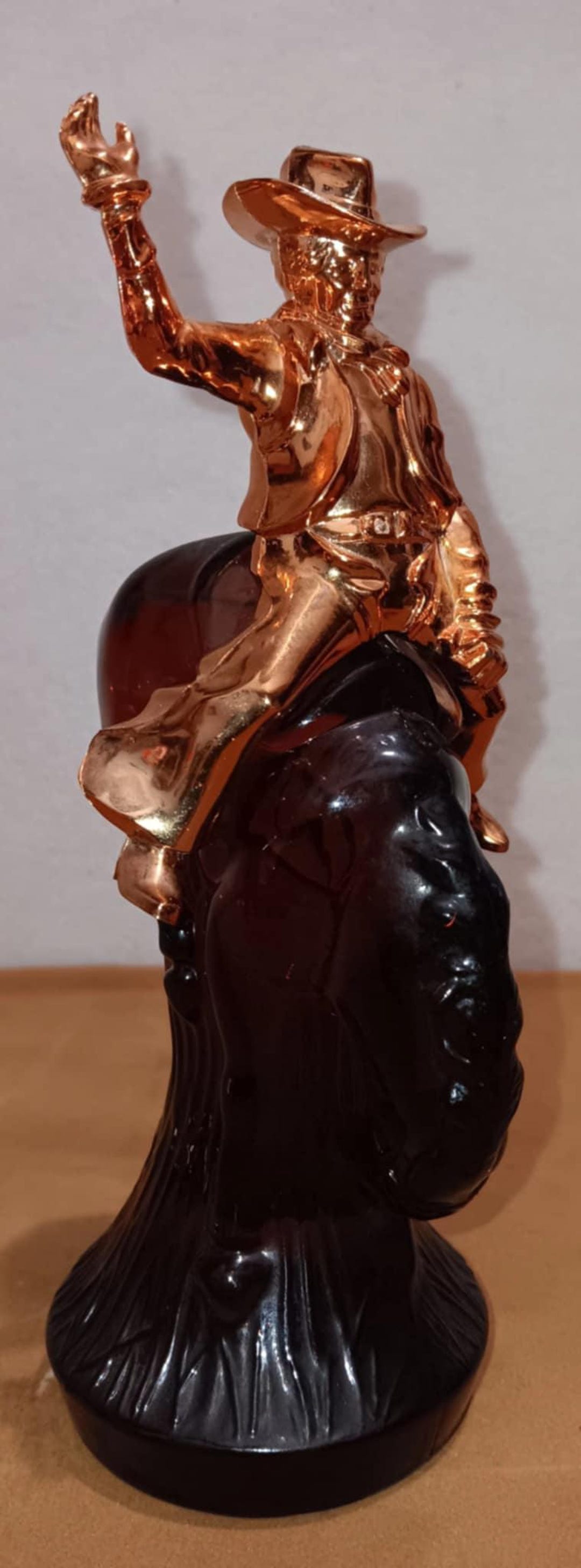 Vintage Rodeo Figure Riding Rodeo Horse Figure of Man Riding a Horse ...