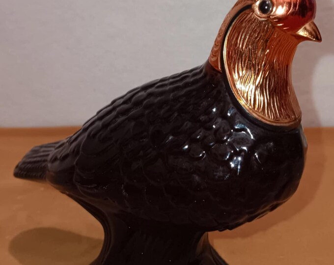 Vintage Quail Figurine of Quail Figure of Valley Quail Figurine - Glass ...