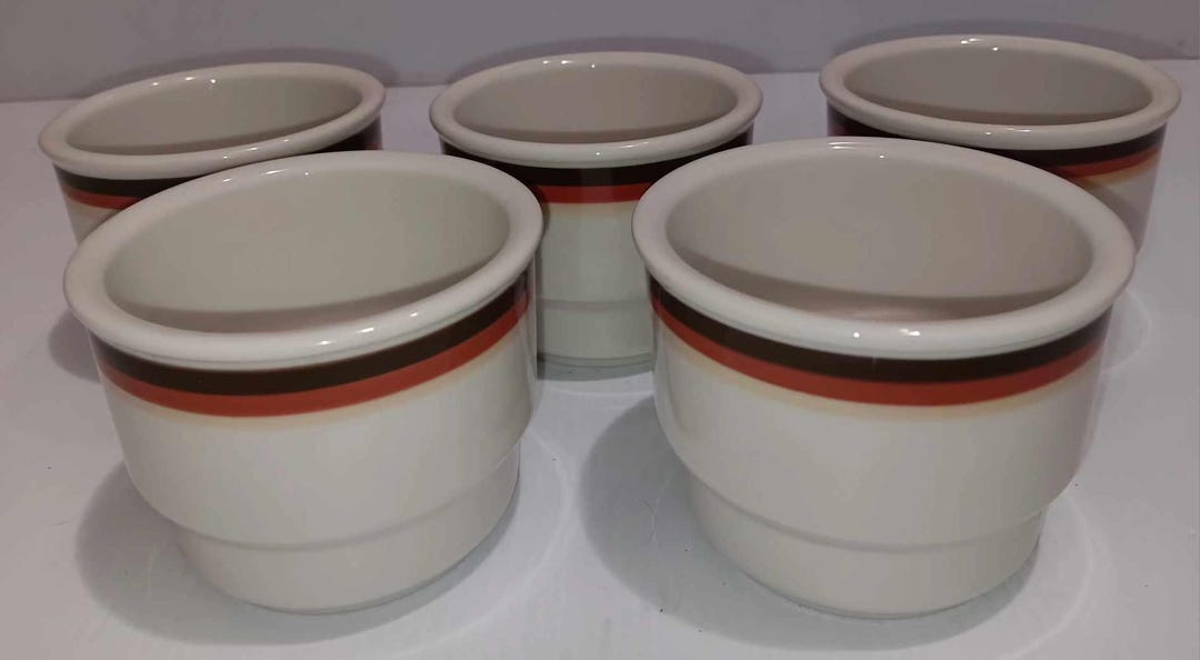 Vintage REGO Cup Set of 5 REGO Cups Vintage Stackable Cups by REGO Cup ...