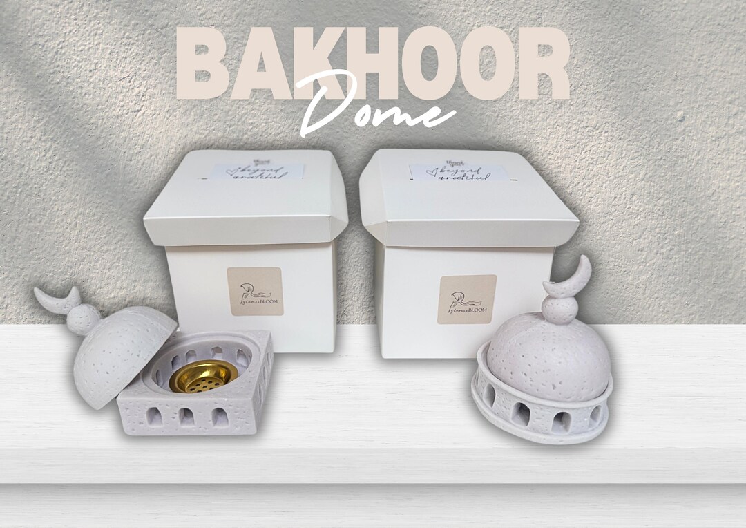 Resin Bakhoor Burner: Handmade Dome Incense Holder, Islamic Gift ...