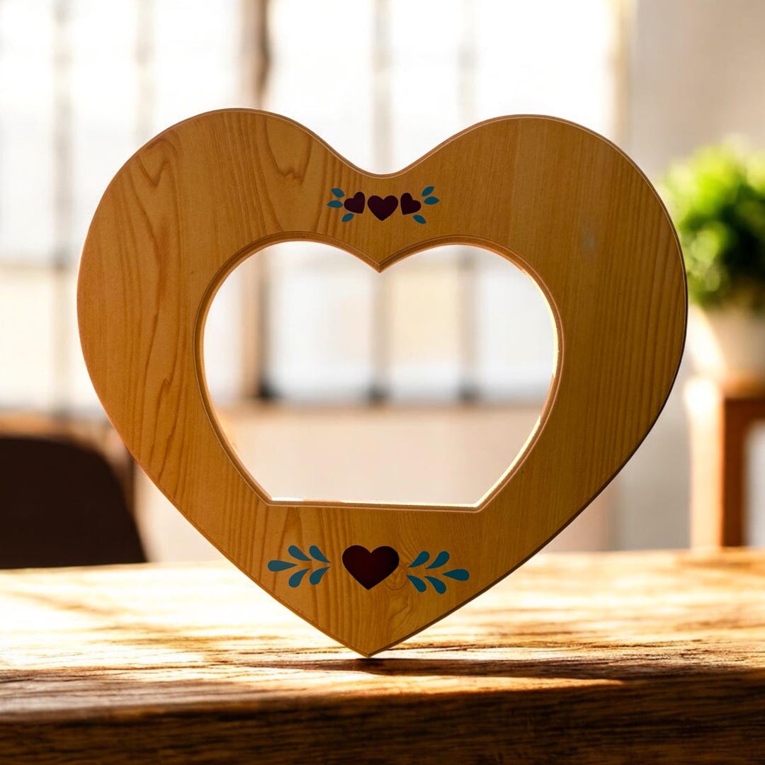 Vintage Cottagecore Heart Painted Country Wall Hanging Farmhouse Heart ...