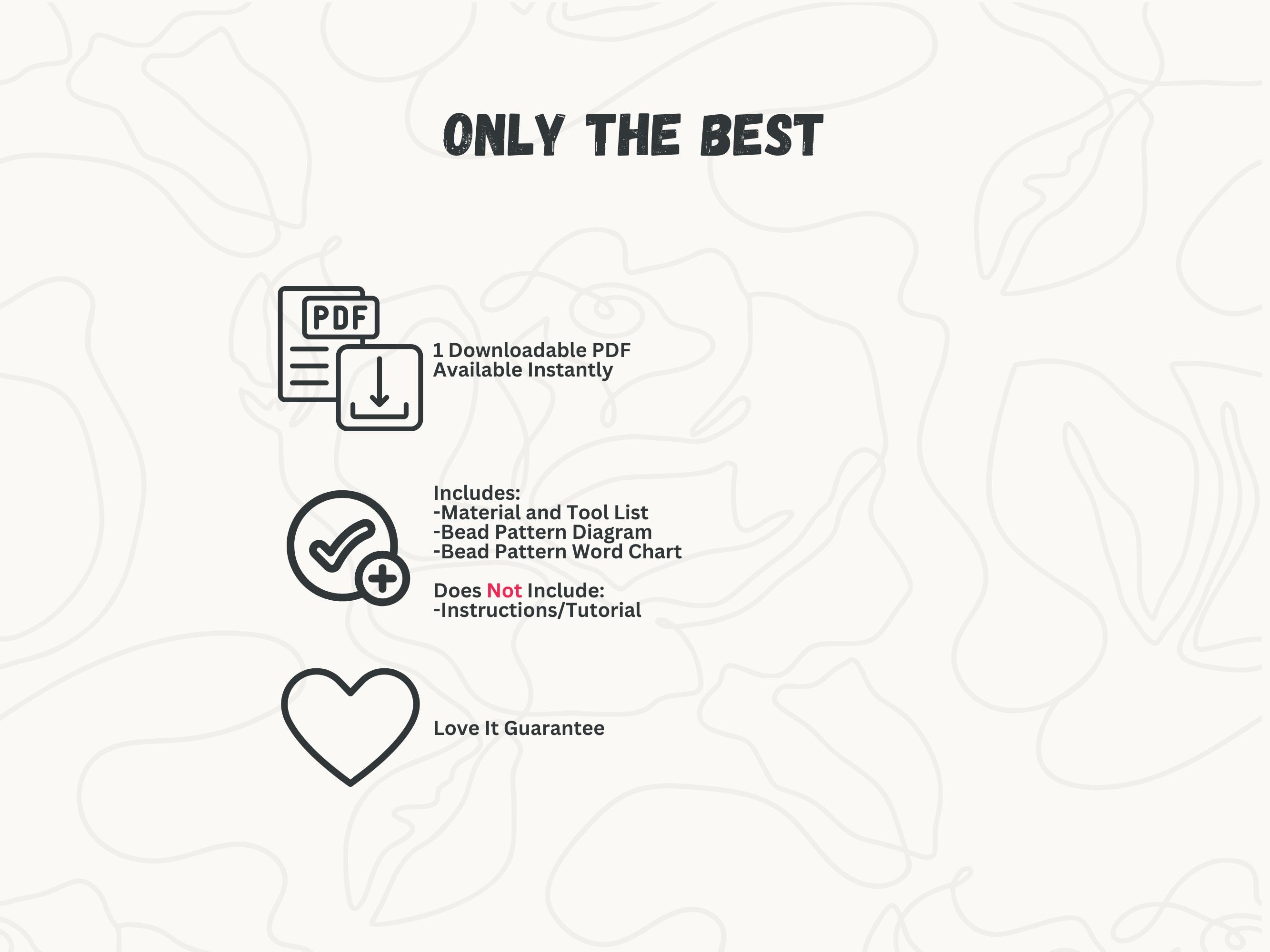 Triceratops Dino Brick Stitch Pattern Template | Peyote Stitch PDF ...