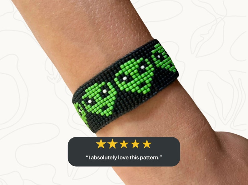 Alien ET Bead Loom Pattern Template | Extra Terrestrial Design Beading ...