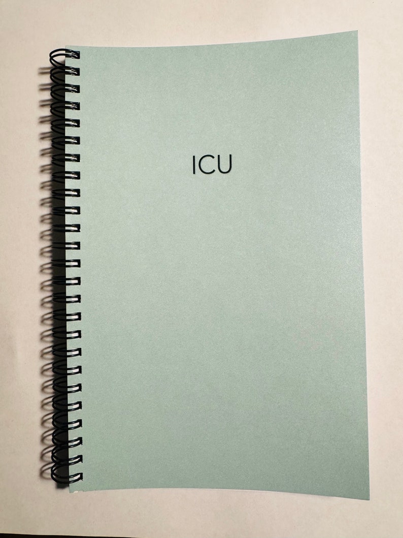 ICU Patient SOAP Note Notebook, ICU Patient Presentation Template ...