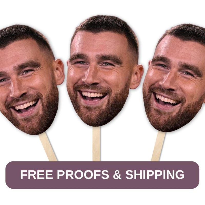 Photo Face on Stick - Etsy