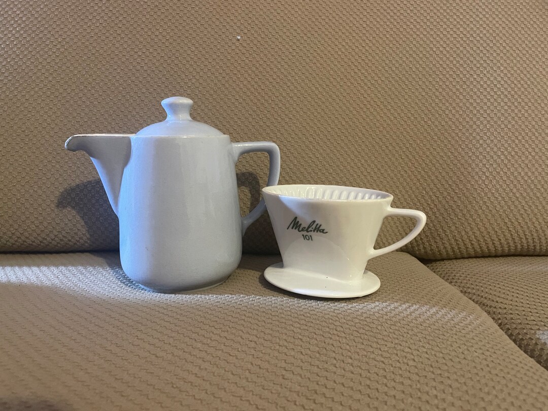 1960s Melitta Dripper Sky Blue Pour Over - Etsy