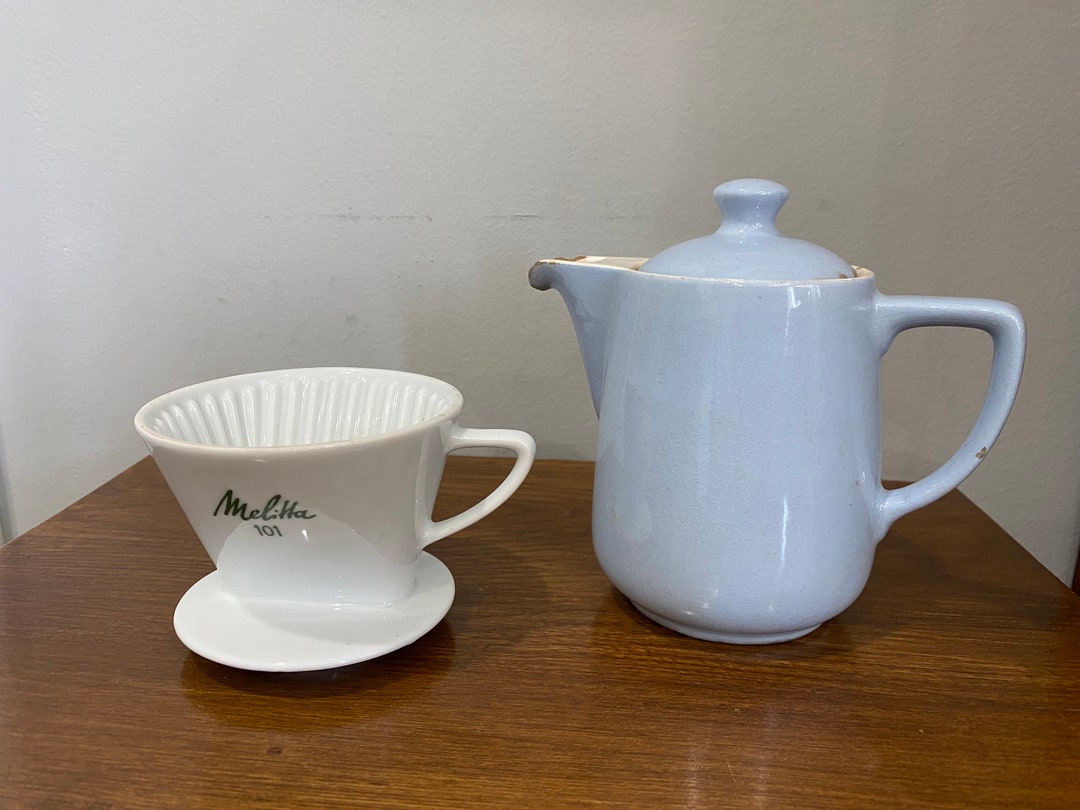 1960s Melitta Dripper Sky Blue Pour Over - Etsy