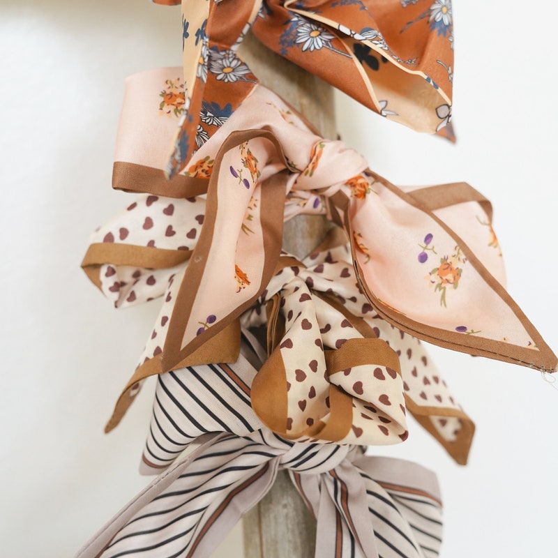 Hair Scarf Bow - Etsy