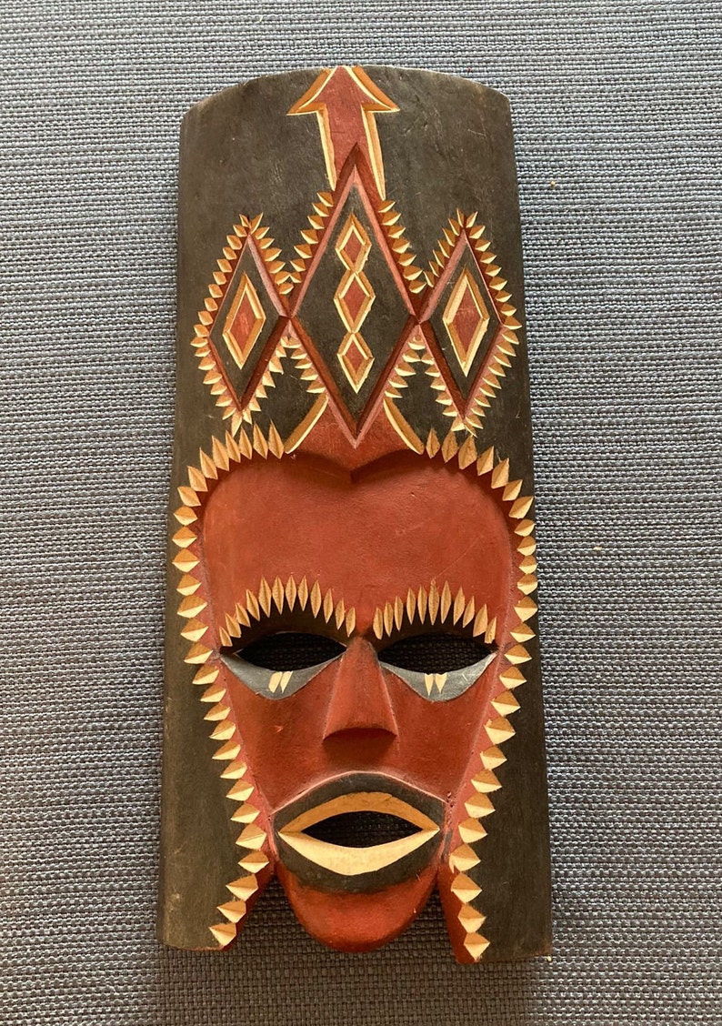 Wooden African Mask, Zimbabwe Ndebele Tribe - Etsy