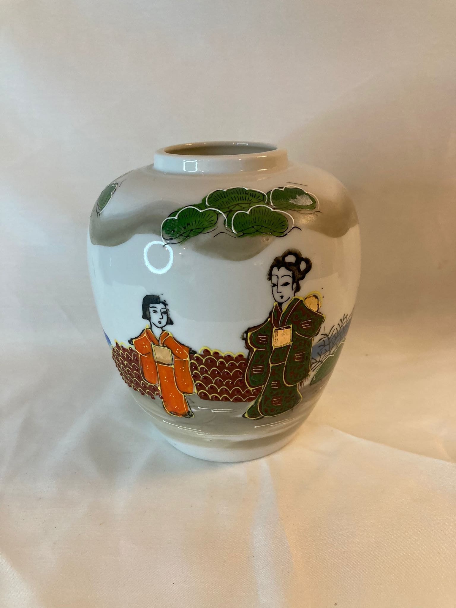 Hand-painted Japanese Porcelain Vase, Action Lobeco - Etsy