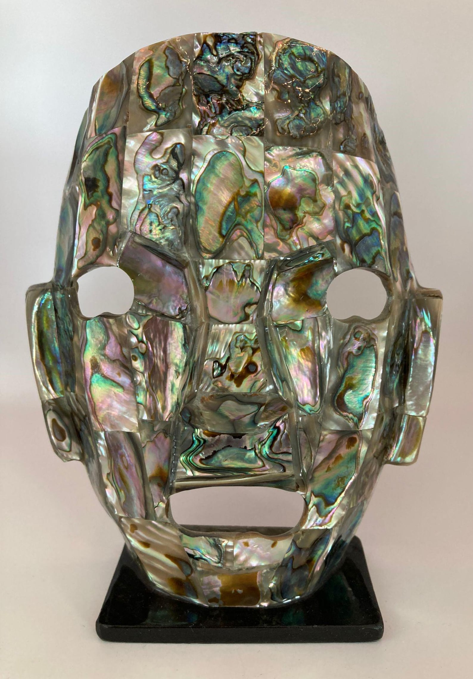 Mexican Abalone Shell Mask, Aztec/mayan Motif - Etsy