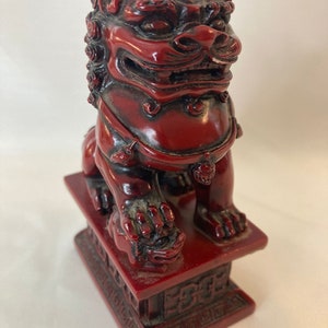 Resin Foo-dog Figurine - Etsy