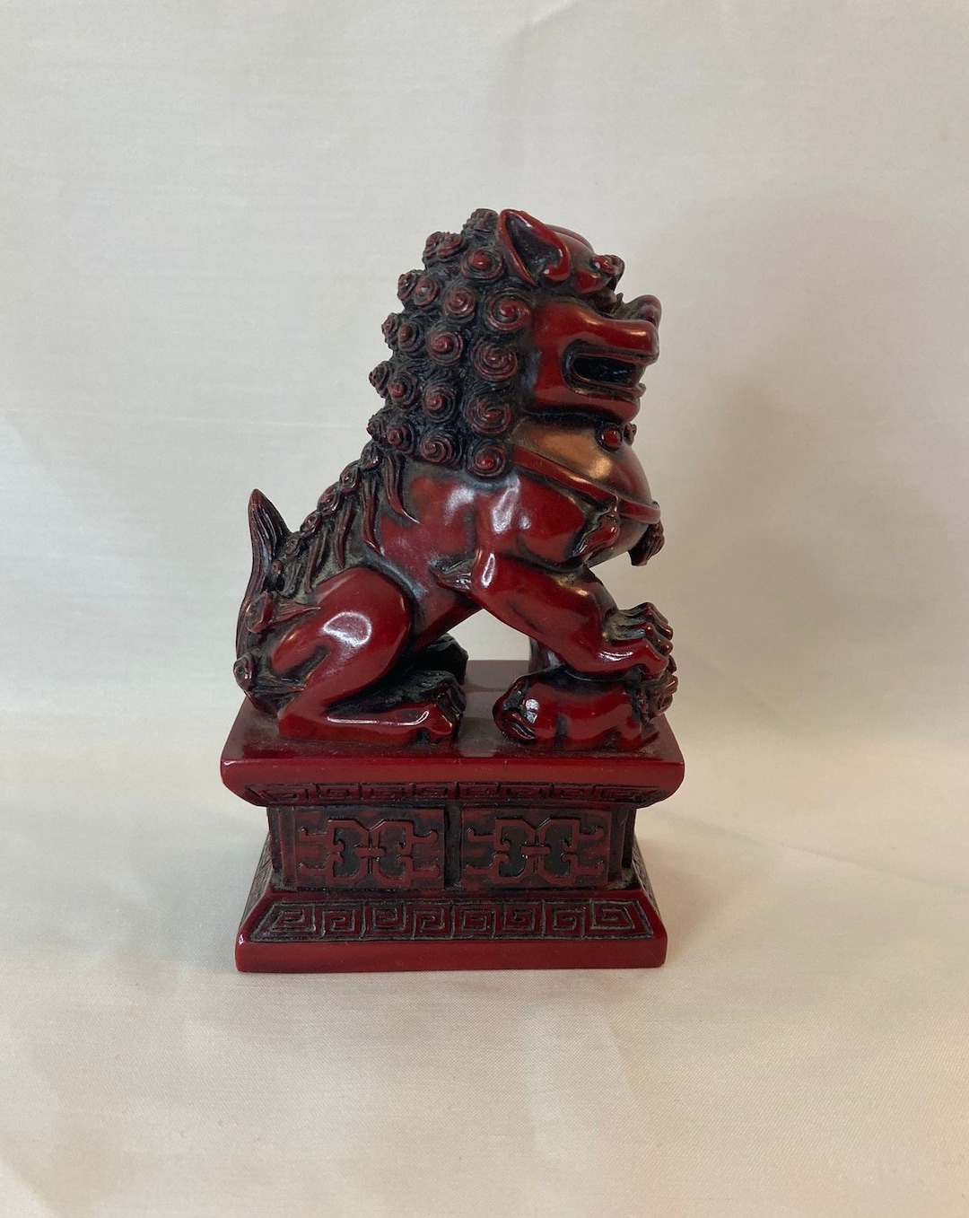 Resin Foo-dog Figurine - Etsy