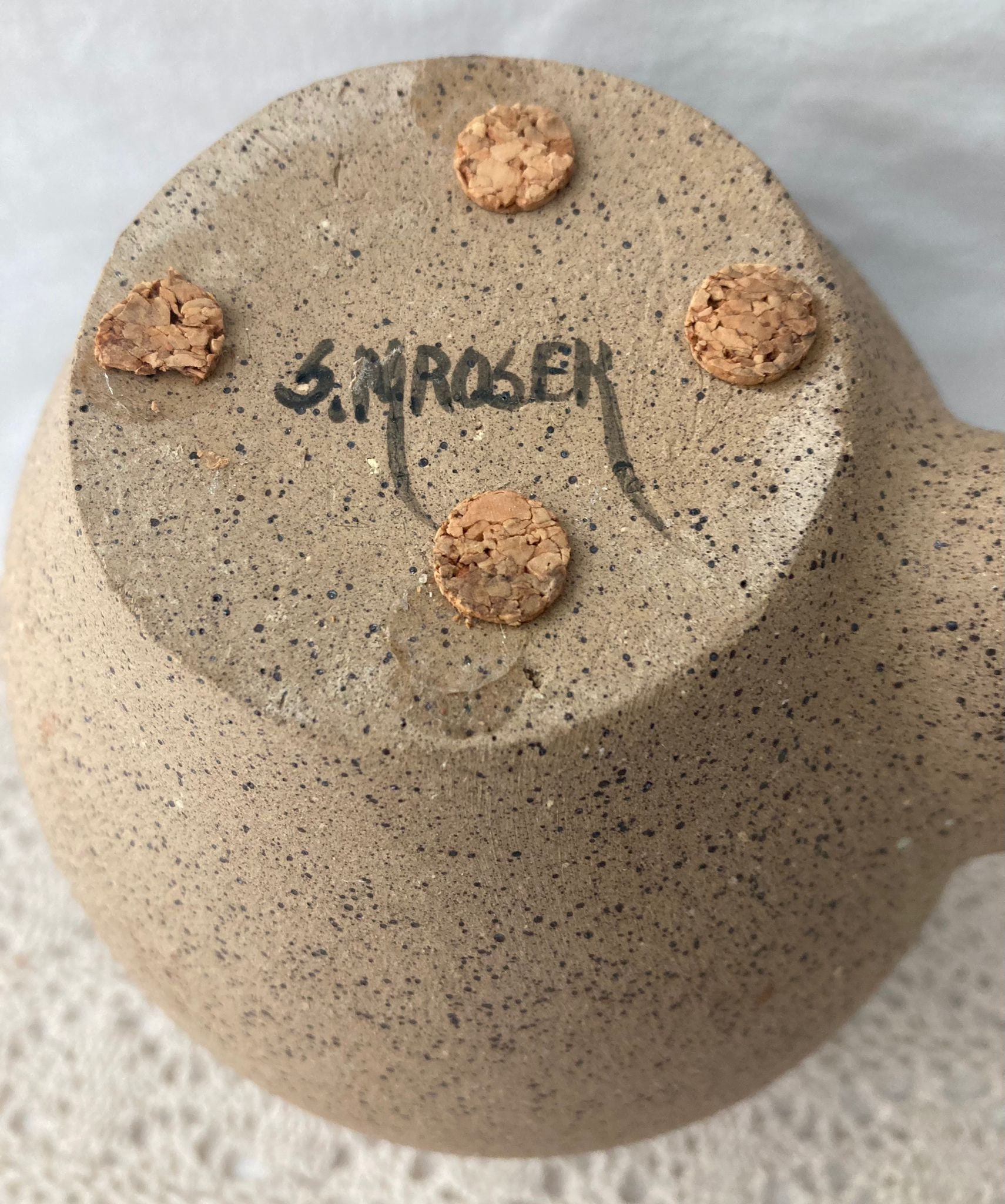 S. Mrosek Handmade Pottery Candle Holder - Etsy
