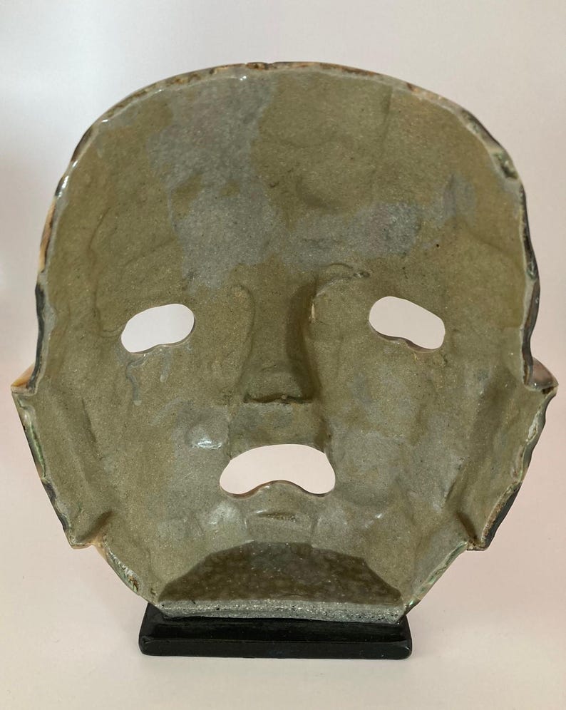 Mexican Abalone Shell Mask, Aztec/mayan Motif - Etsy