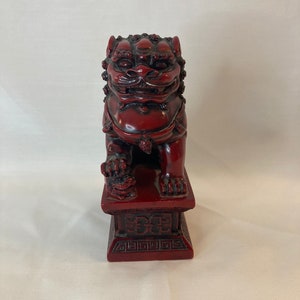 Resin Foo-dog Figurine - Etsy
