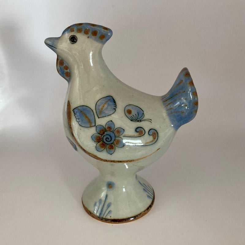 Pottery Chicken - Etsy