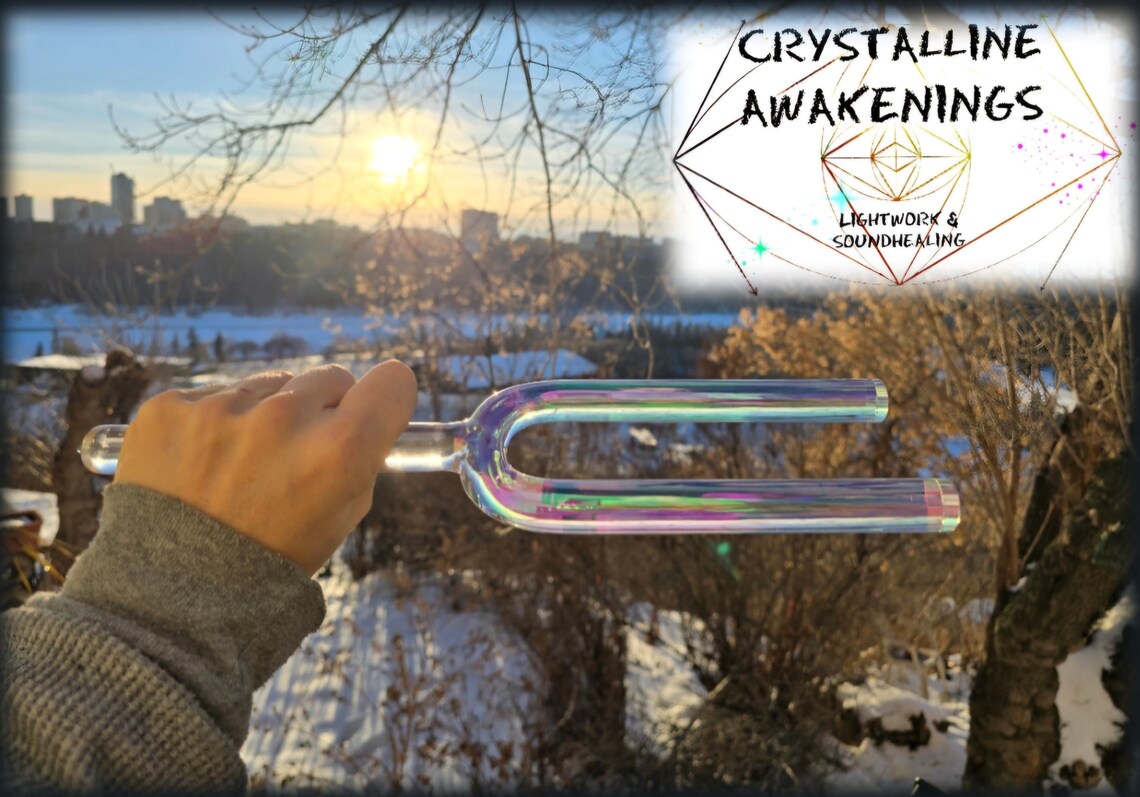 Crystal Tuning Fork ~ Angel Aura 432hz - Etsy