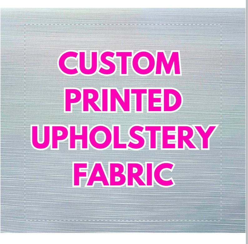 CUSTOM PRINT FABRIC Made From Your Own Digital Design. Print Your Own 1 ...