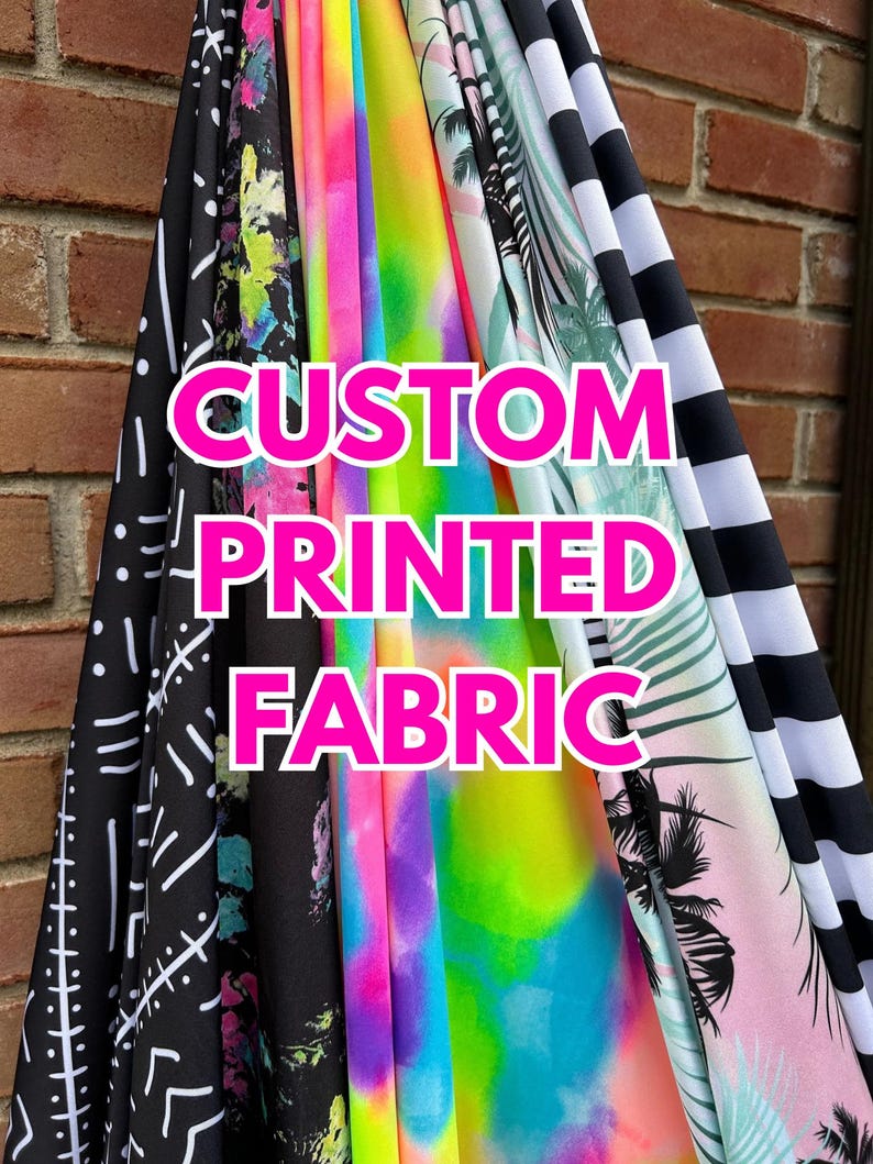 Custom Printed Fabric – Design Your Own Spandex, Fleece, & More - Etsy