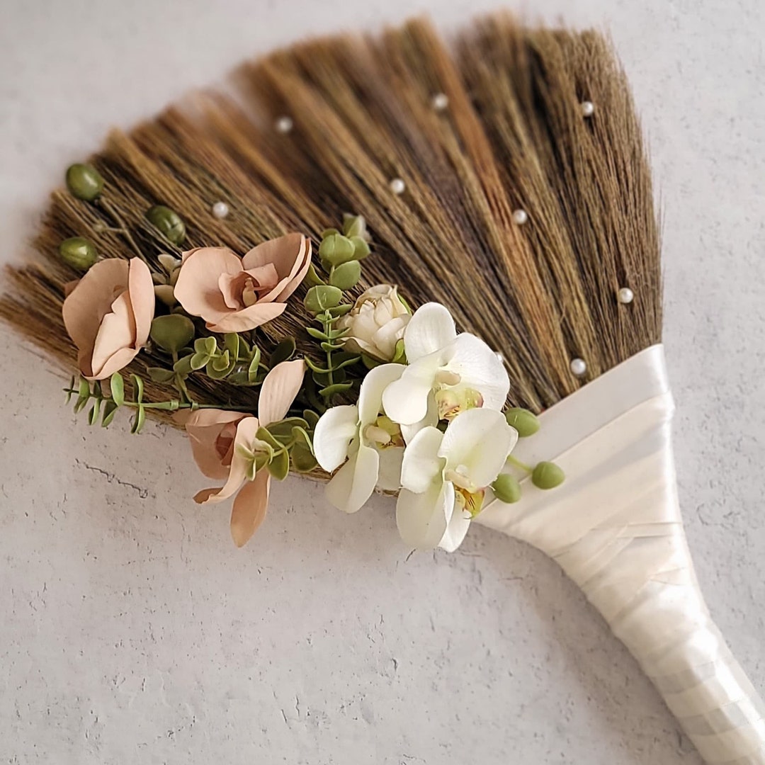 Custom Hand Made Wedding Broom in Your Color Choices _ African American ...