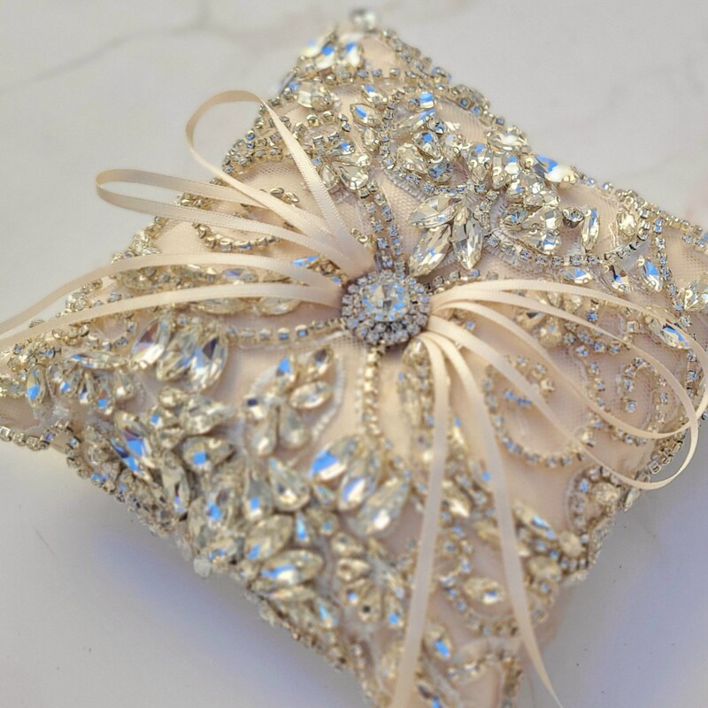 Rhinestone Pillows - Etsy