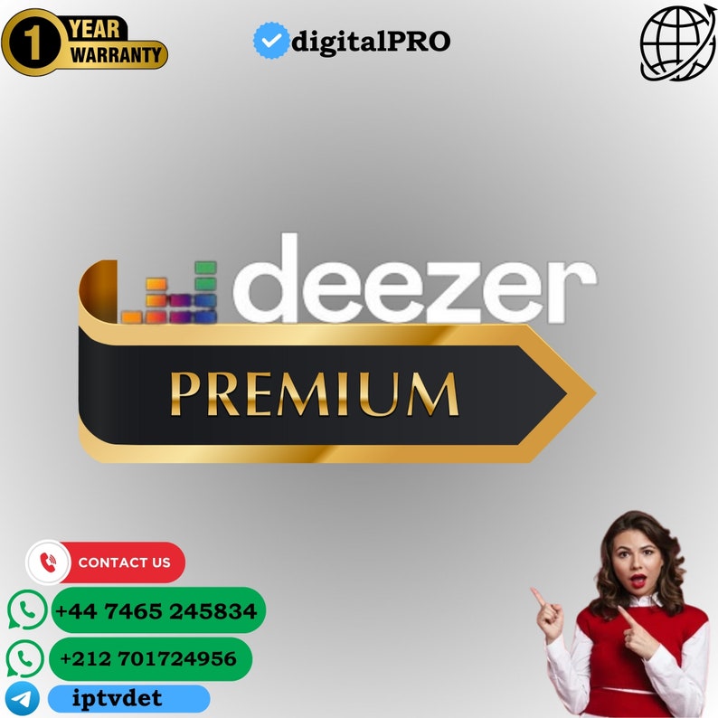 Deezer Premium 1 Year Individual - Etsy