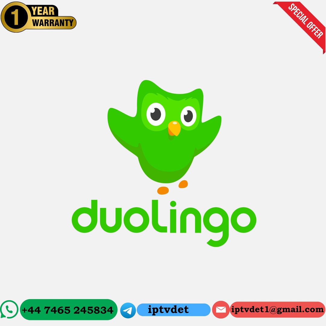 Duolingo Account Duolingo Premium12month Subscription Warranty - Etsy