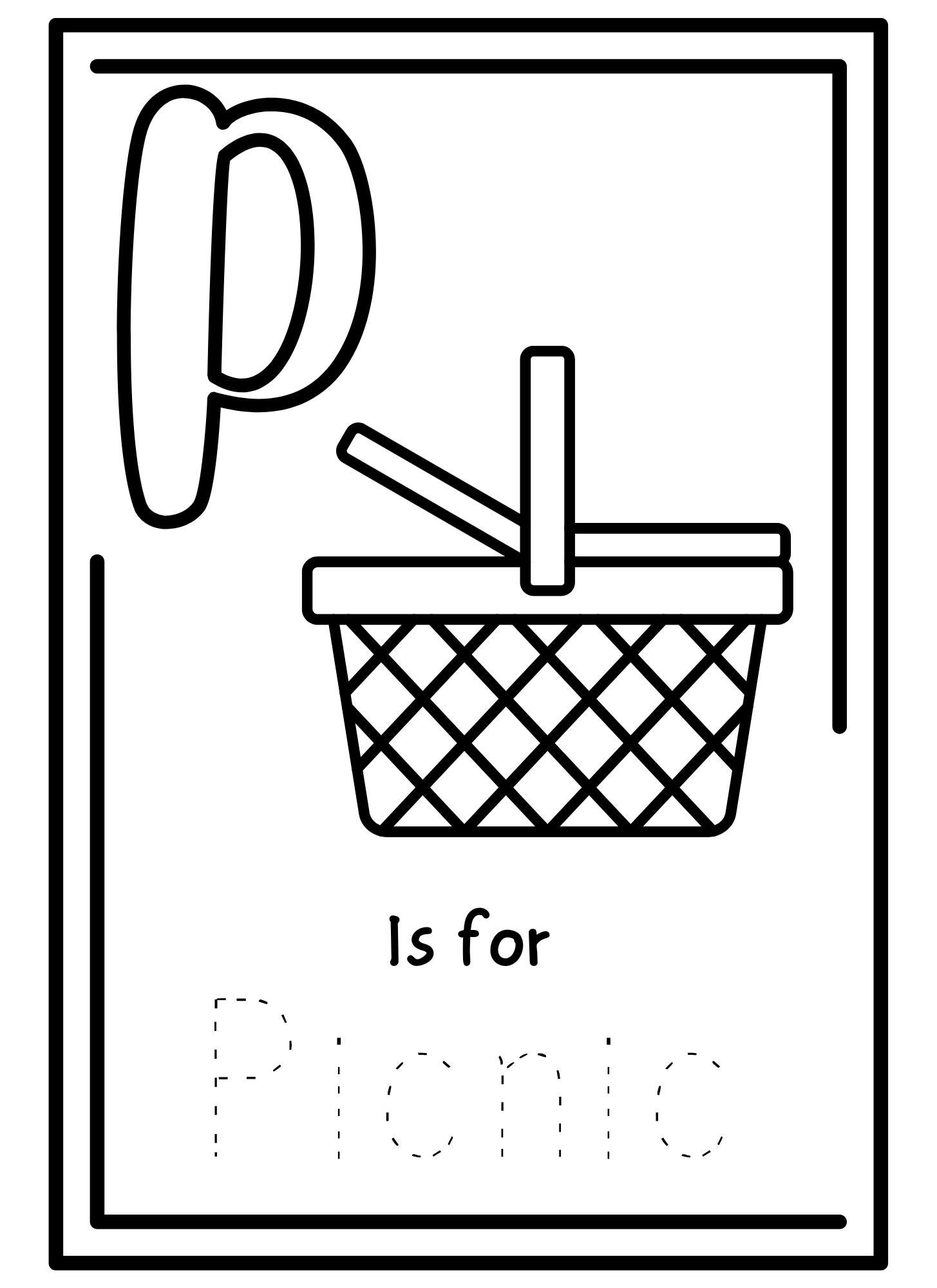 Abc's of Summer Printable Coloring & Tracing Worksheets, Pre K ...