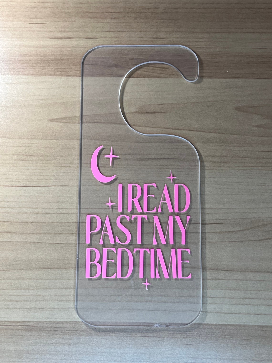 Bedtime Reading Doorknob Hanger-pink - Etsy