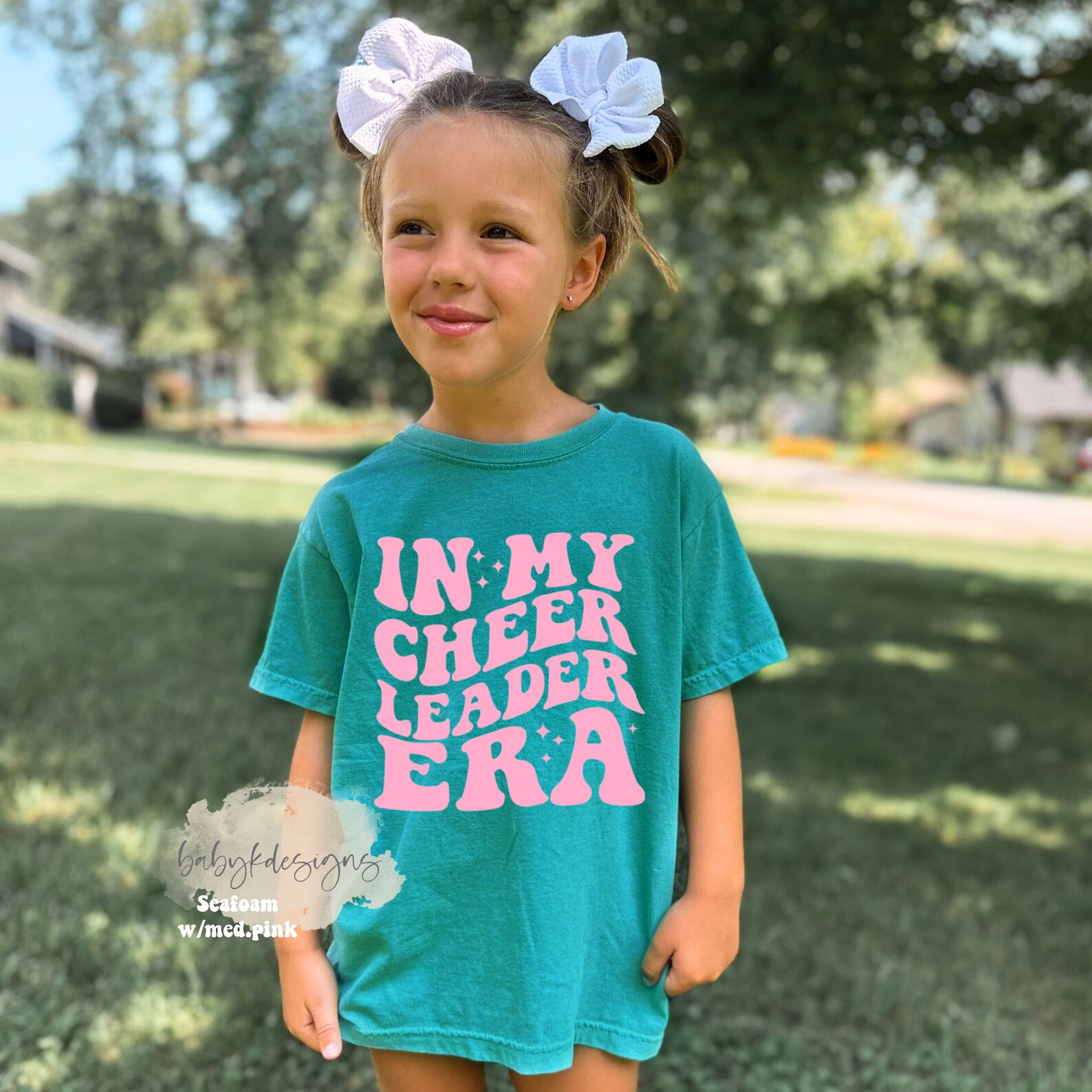 In My Cheerleader Era, Girls Cheer Shirt, Custom Cheer Leader Name ...