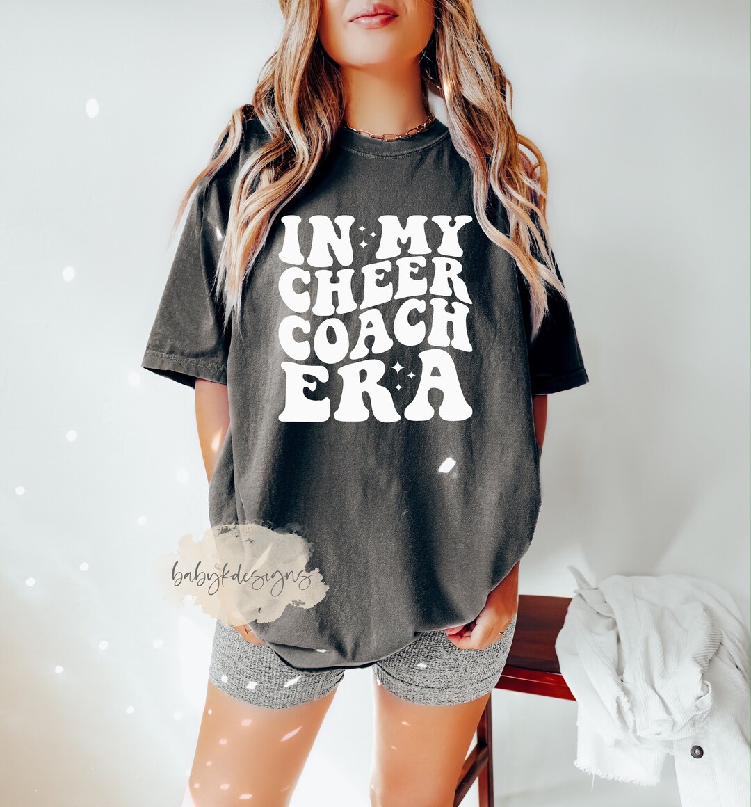 Cheer COACH Era Shirt, Oversized Shirt, Retro CHEER Shirt, Comfort ...