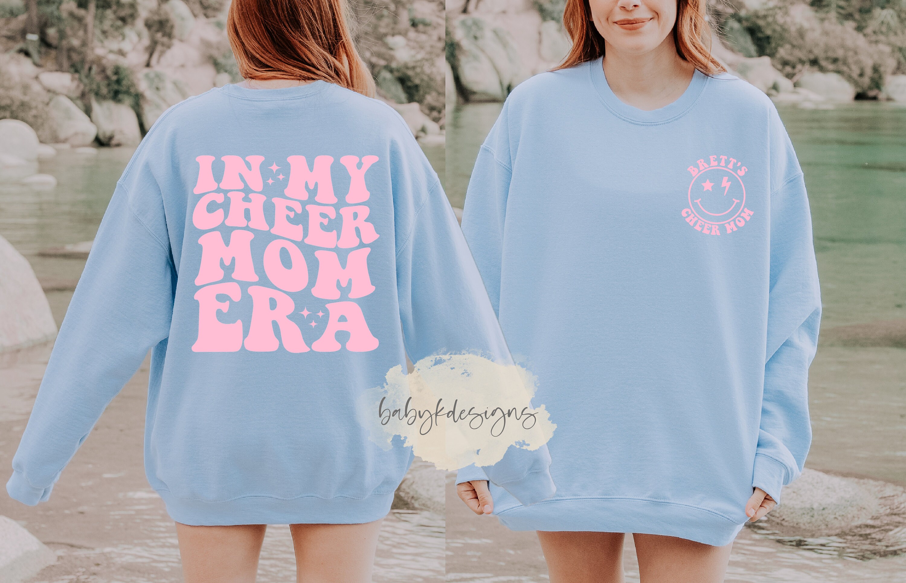 Cheer Mom Era Sweatshirt, Personalized Cheer Coach Hoodie, Cheerleader ...