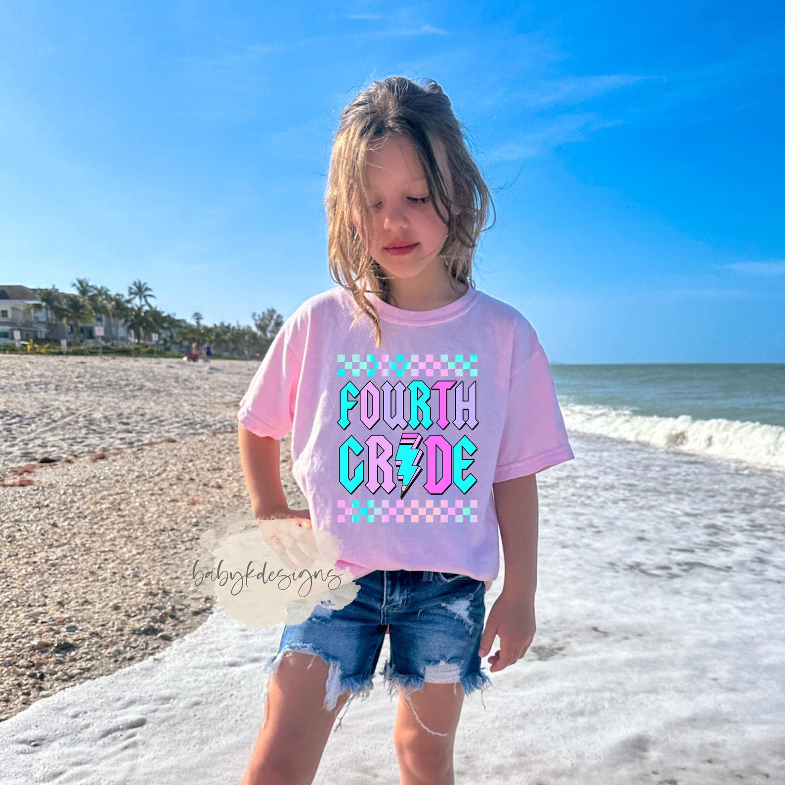 Second Grade Back to School T-shirt Comfort Colors®, Lightning Bolt ...