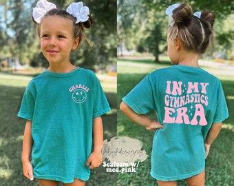 Kid's Comfort Colors Shirt, in My Gymnast Era Shirt, Gymnastics Era ...
