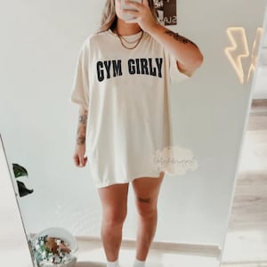 Gym Girly Shirt, Oversized Gym Pump Cover, Weightlifting Tshirt, Gift ...