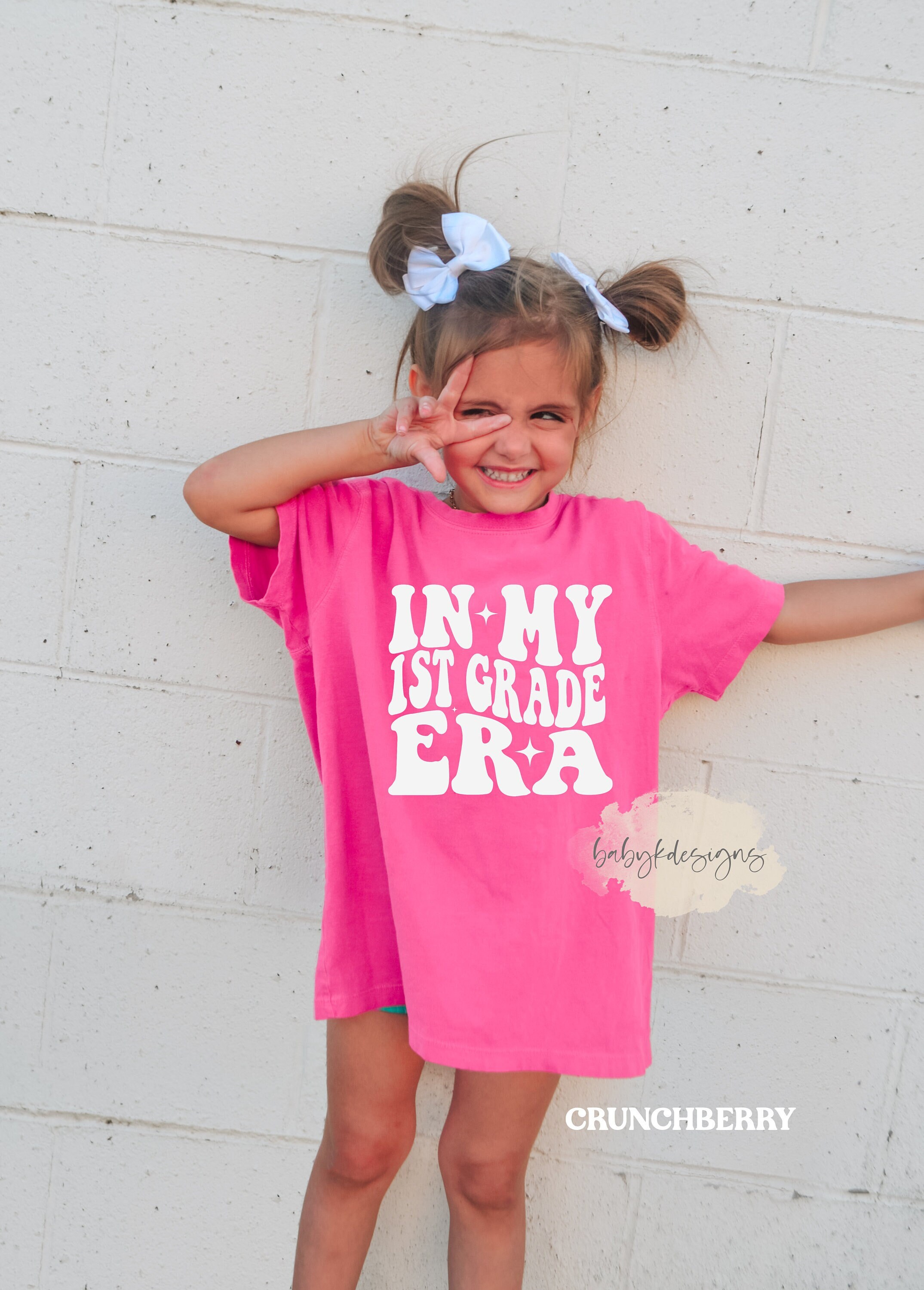 In My 1st Grade Era, First Day of School Shirt, Comfort Colors®shirt ...