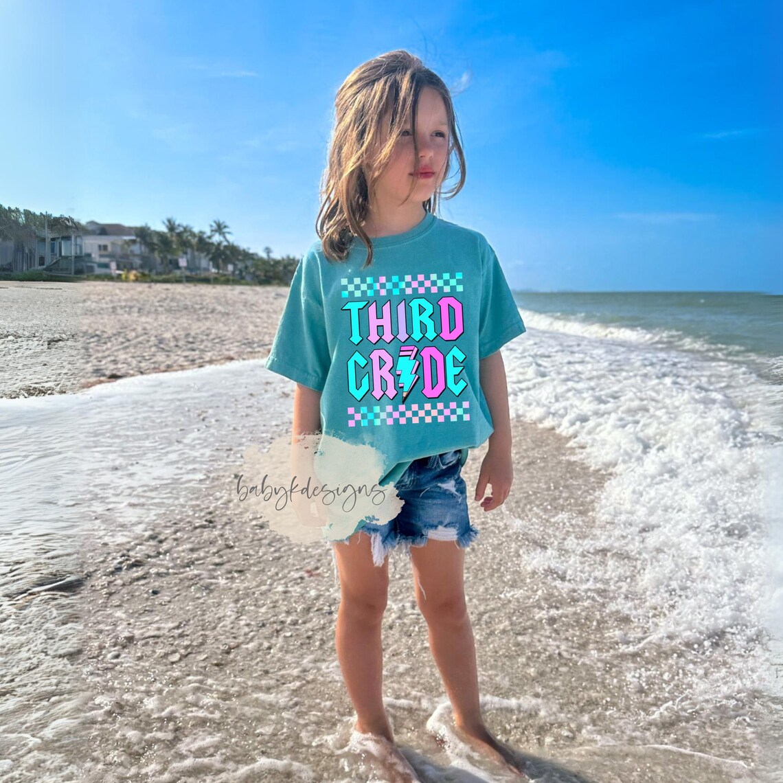 Second Grade Back to School T-shirt Comfort Colors®, Lightning Bolt ...