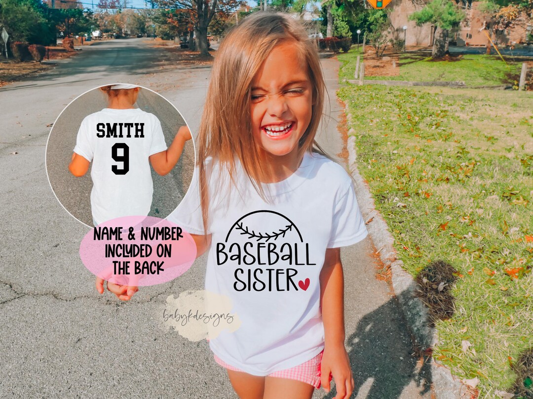 Baseball Sister Shirt, Kids Baseball Shirt, Biggest Fan, My BRO ...
