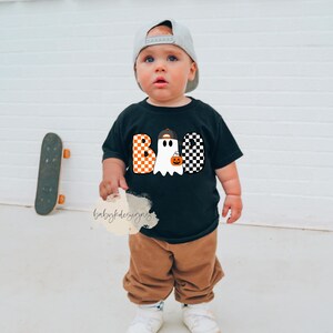 BOO Halloween Shirt, Girl Halloween Shirt, Toddler Halloween, Boys ...