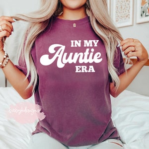In My Auntie Era Shirt, Aunt Era Shirt, Eras Shirt,oversized Aunt Shirt ...
