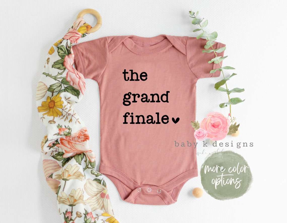 Grand Finale Last Baby Funny Baby Announcement Pregnancy - Etsy