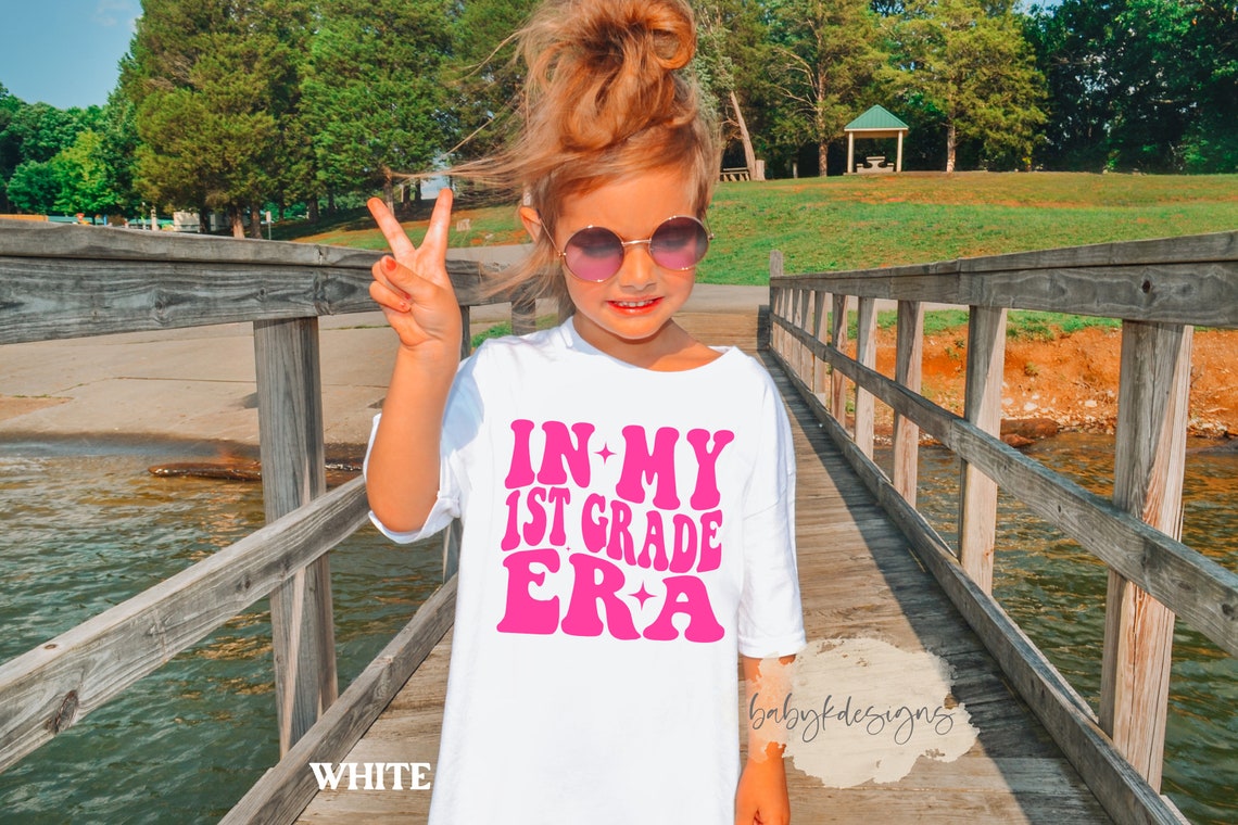 In My 1st Grade Era, First Day of School Shirt, Comfort Colors®shirt ...