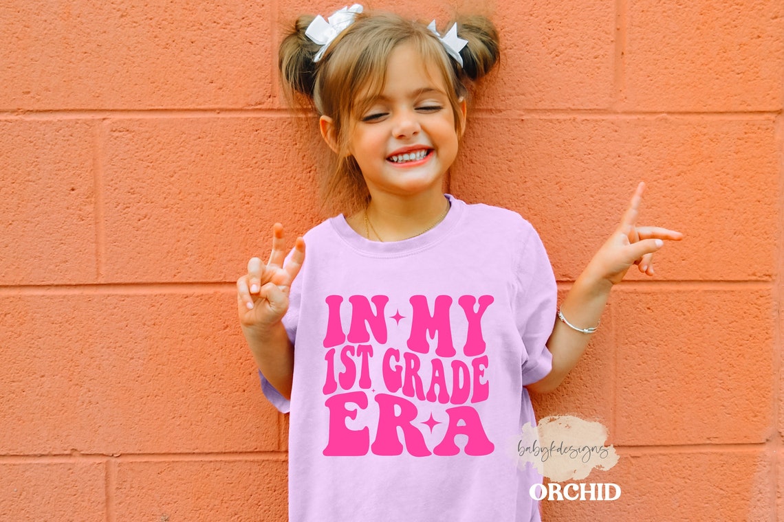In My 1st Grade Era, First Day of School Shirt, Comfort Colors®shirt ...