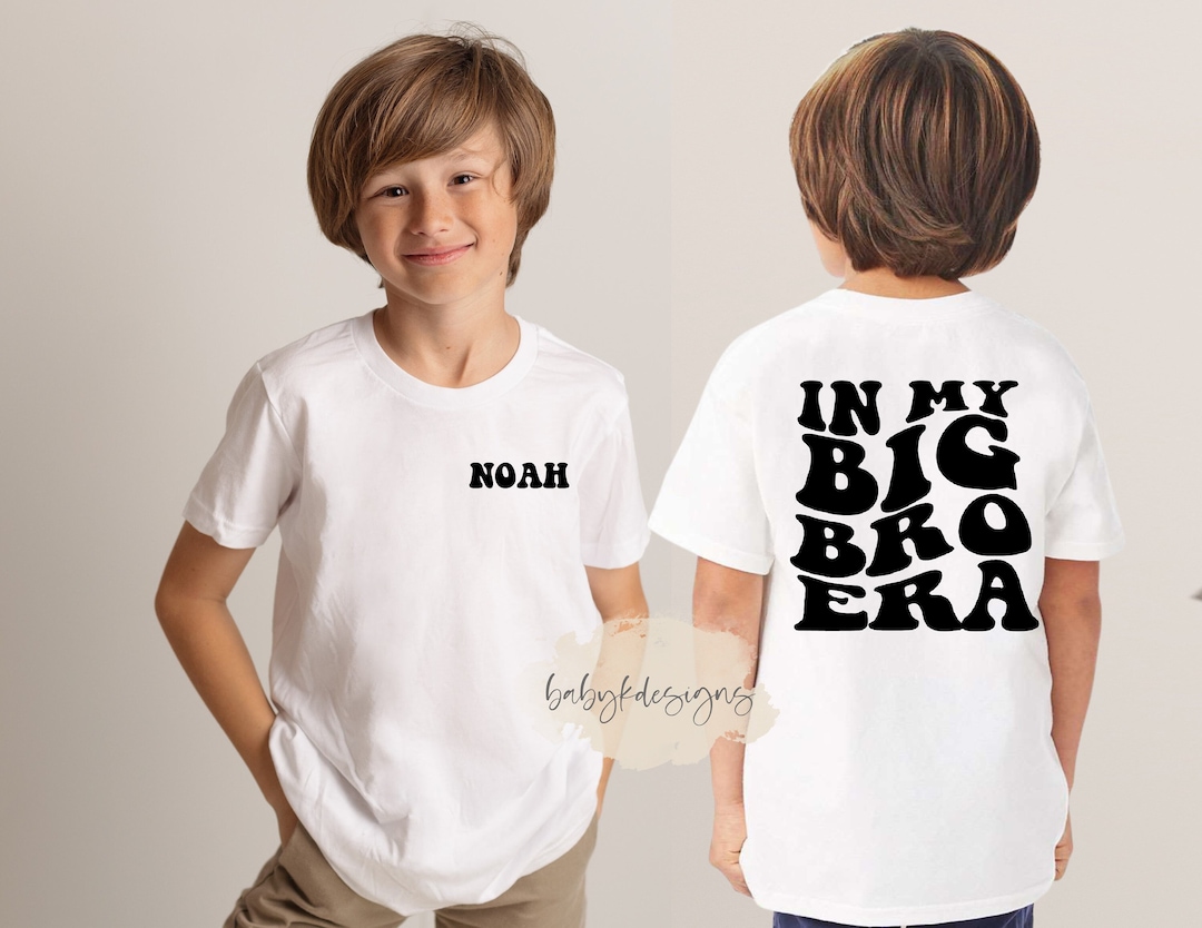 Big Brother Shirt,boys Funny Toddler Shirt, Big Bro Shirt, in My Big ...
