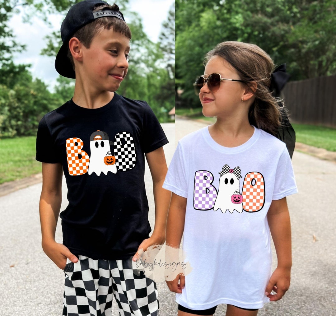 BOO Halloween Shirt, Girl Halloween Shirt, Toddler Halloween, Boys ...