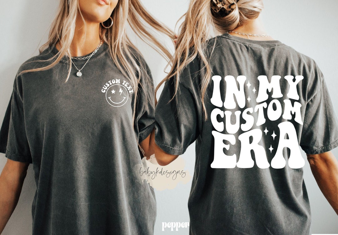 Custom ERA Shirt, Personalized Name Shirt, Cheer Mom Era,gymnastic Mom Era, Era Shirt,oversized ...