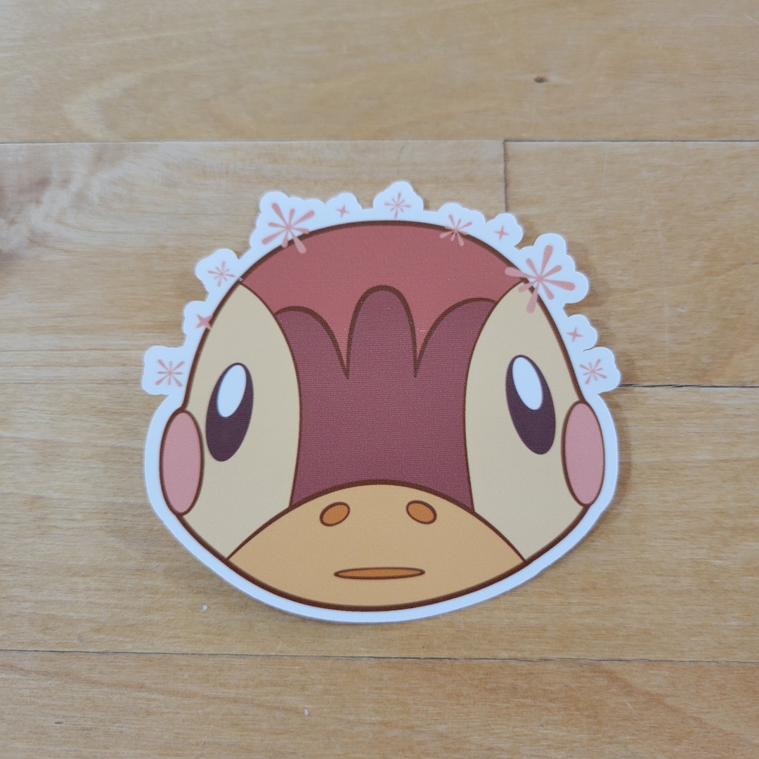 ACNH Molly Duck Glossy Vinyl Sticker - Etsy
