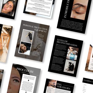 Professional Eyebrow Lamination Training Manual and Certificate: Brow ...